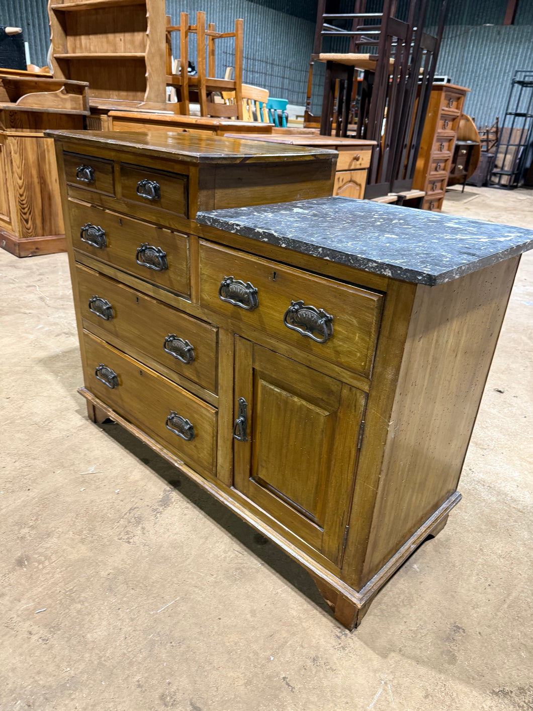 Beech Stepped Drawers – Fosseway Furniture